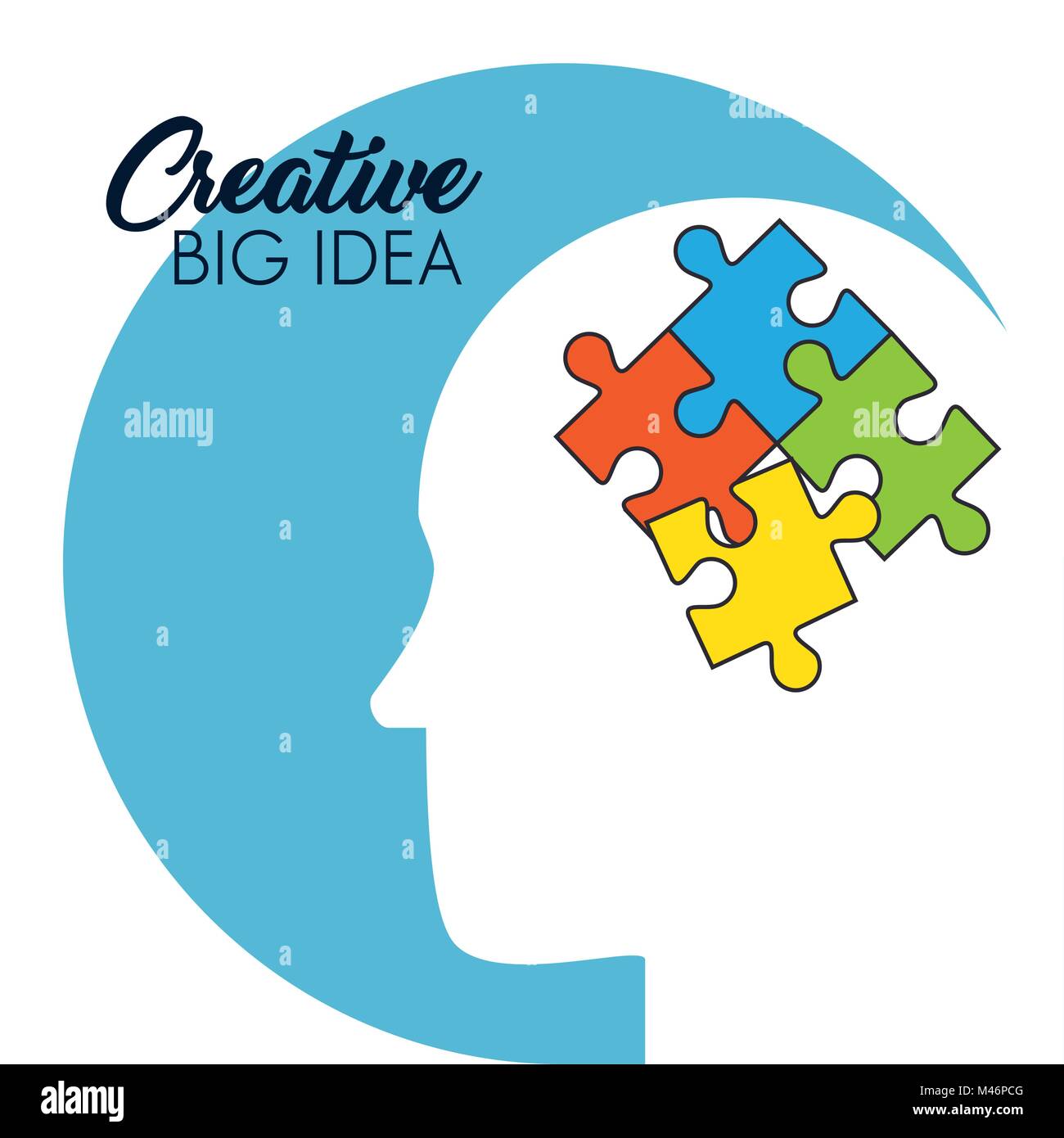 creative big idea set icons vector illustration design Stock Vector ...