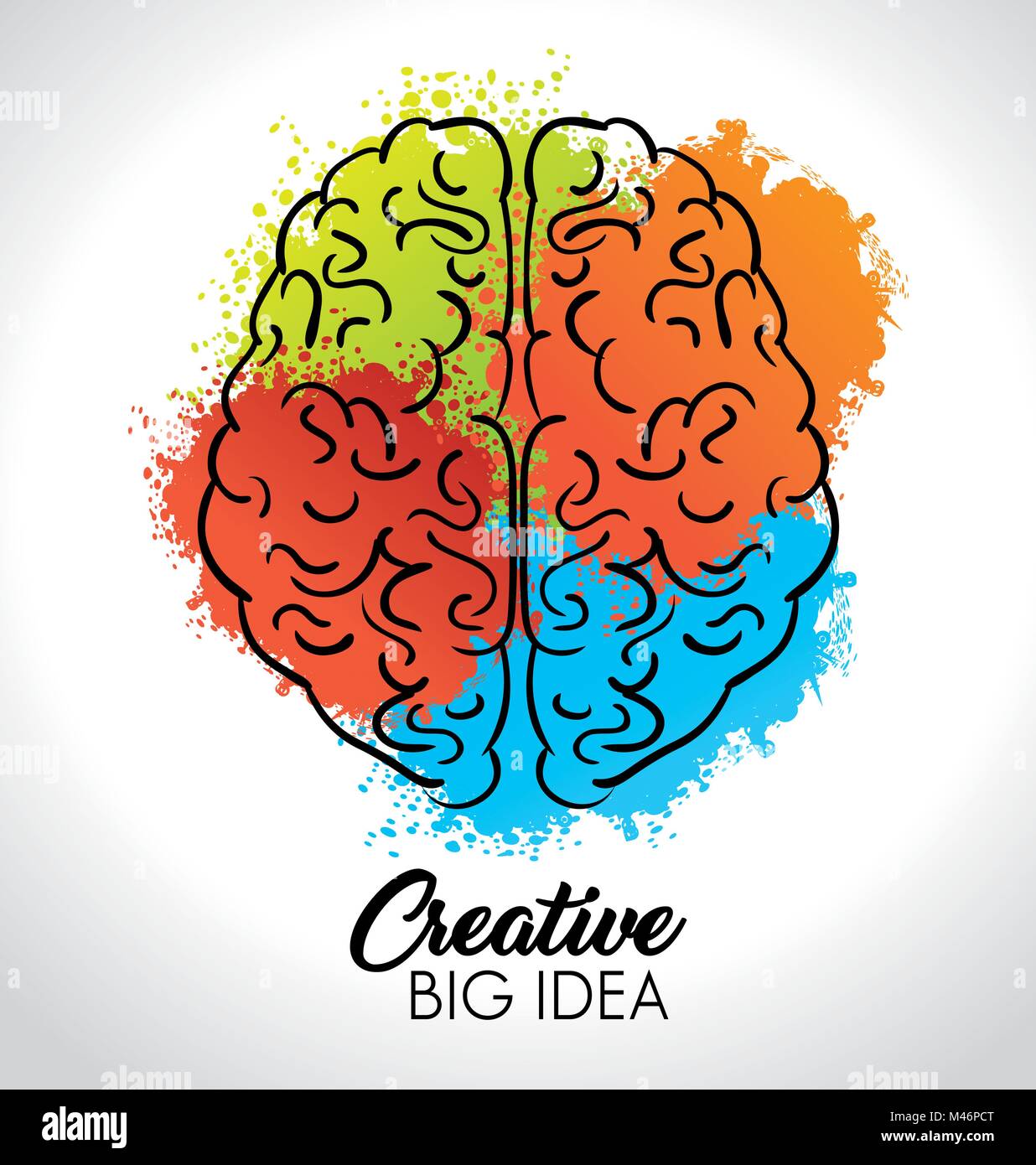 creative big idea set icons vector illustration design Stock Vector ...