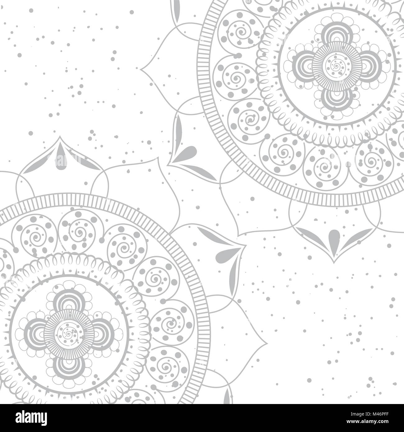 color mandala pattern background Stock Vector Image & Art - Alamy