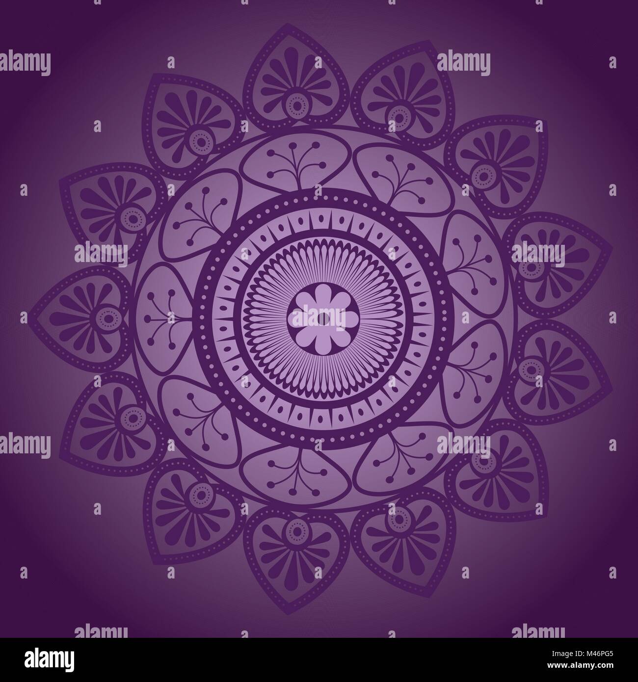 color mandala pattern background Stock Vector Image & Art - Alamy