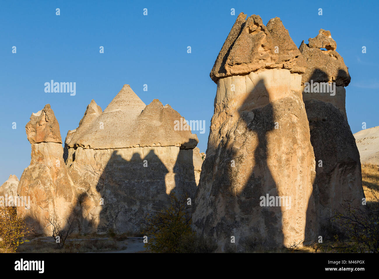 Fairy chimneys in Cappadocia, Turkey Stock Photo - Alamy