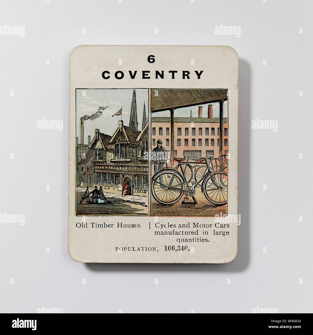 Vintage game - The counties of England card game 2nd series (c.1860 ...