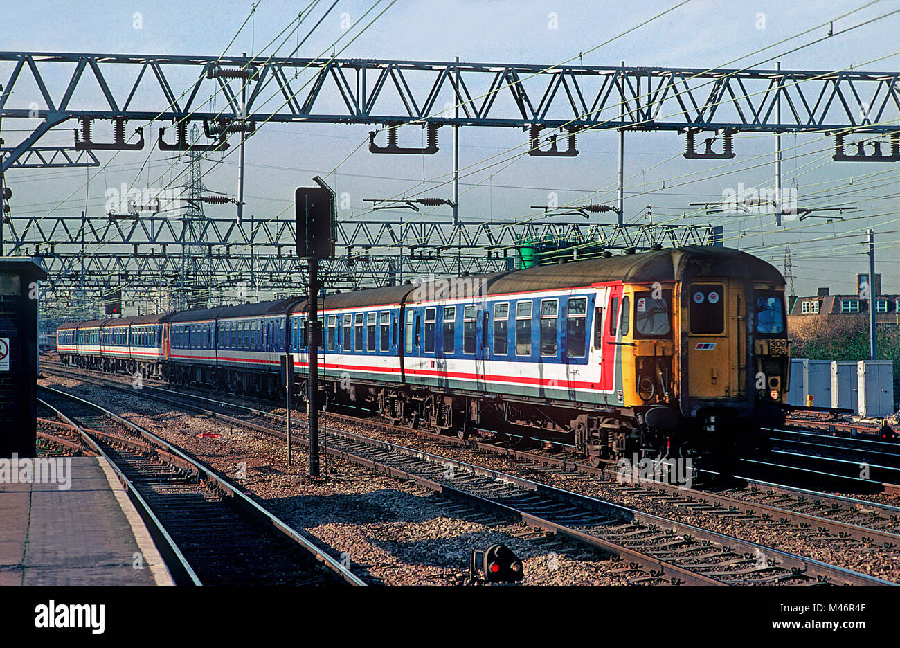 A pair of class 309 ‘Clacton’ units numbers 309626 and 309607 forming a ...