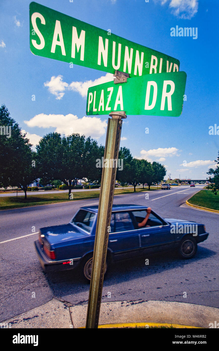 Streets in Perry, Georgia, hometown of U.S. Senator Sam Nunn, are named ...