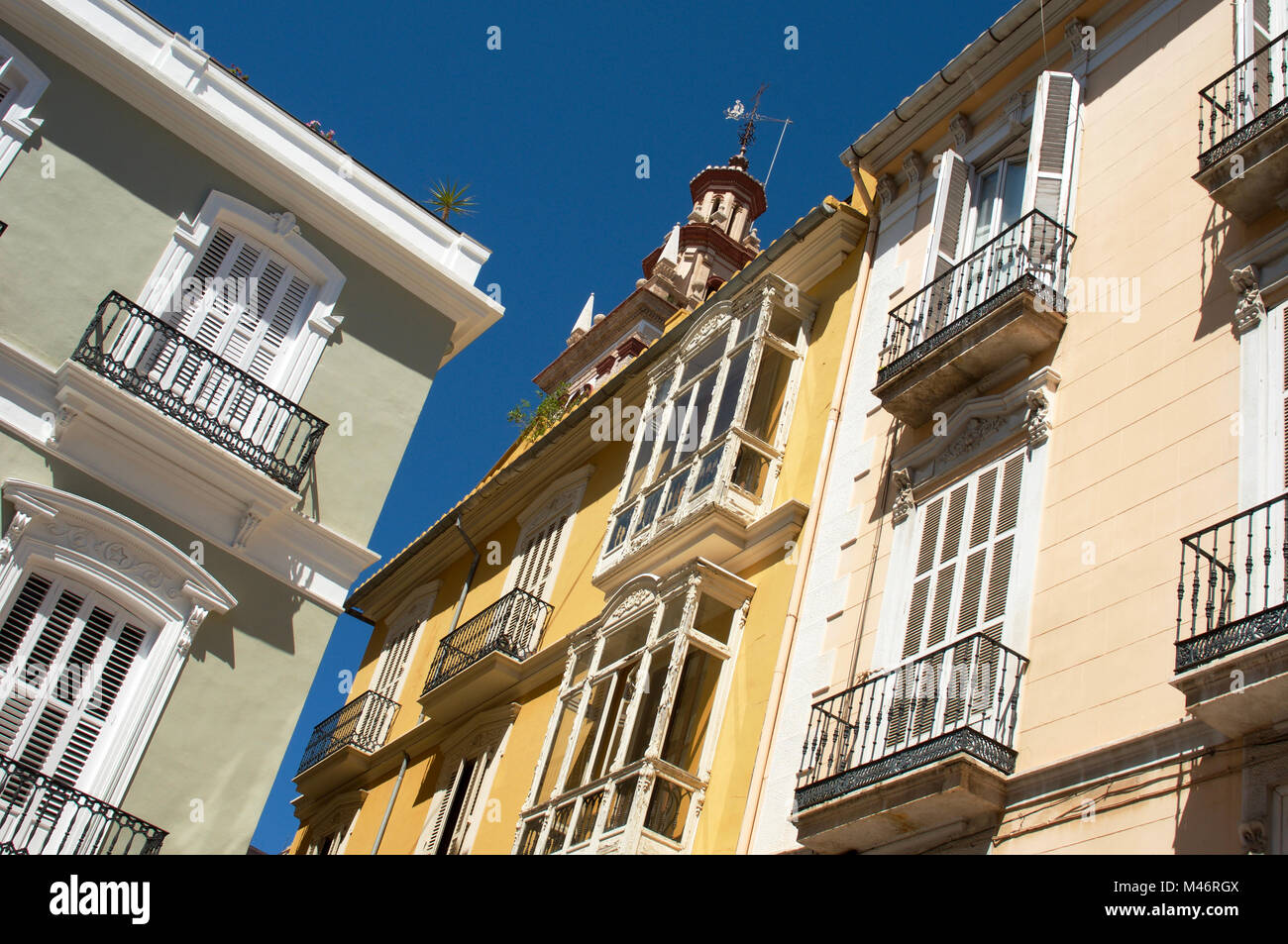 Exteriors town traditional balcony hi-res stock photography and images ...