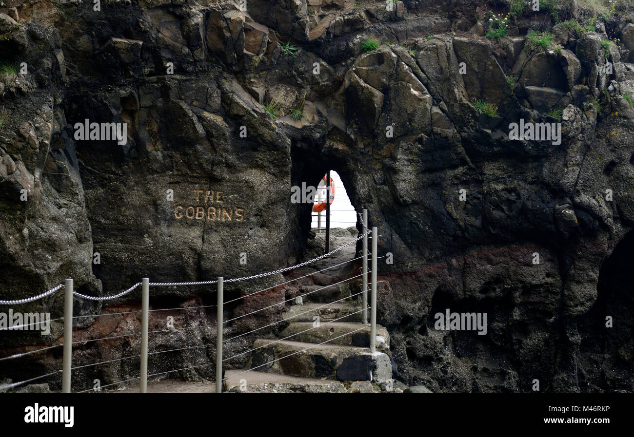 The Gobbins Cliff Path,Entrance,Dramatic Cliff Walk,Metal Bridge ...