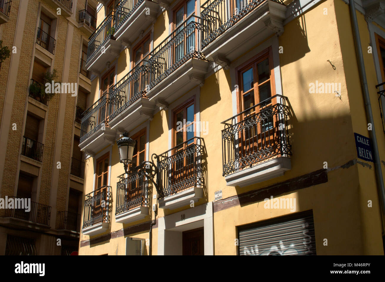 Exteriors town traditional balcony hi-res stock photography and images ...