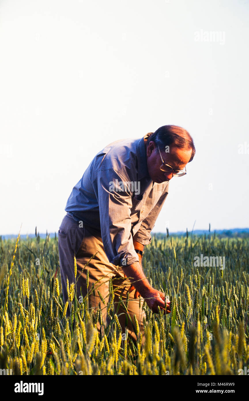 Senator Sam Nunn on his family farm in Perry, Georgia USA Stock Photo ...