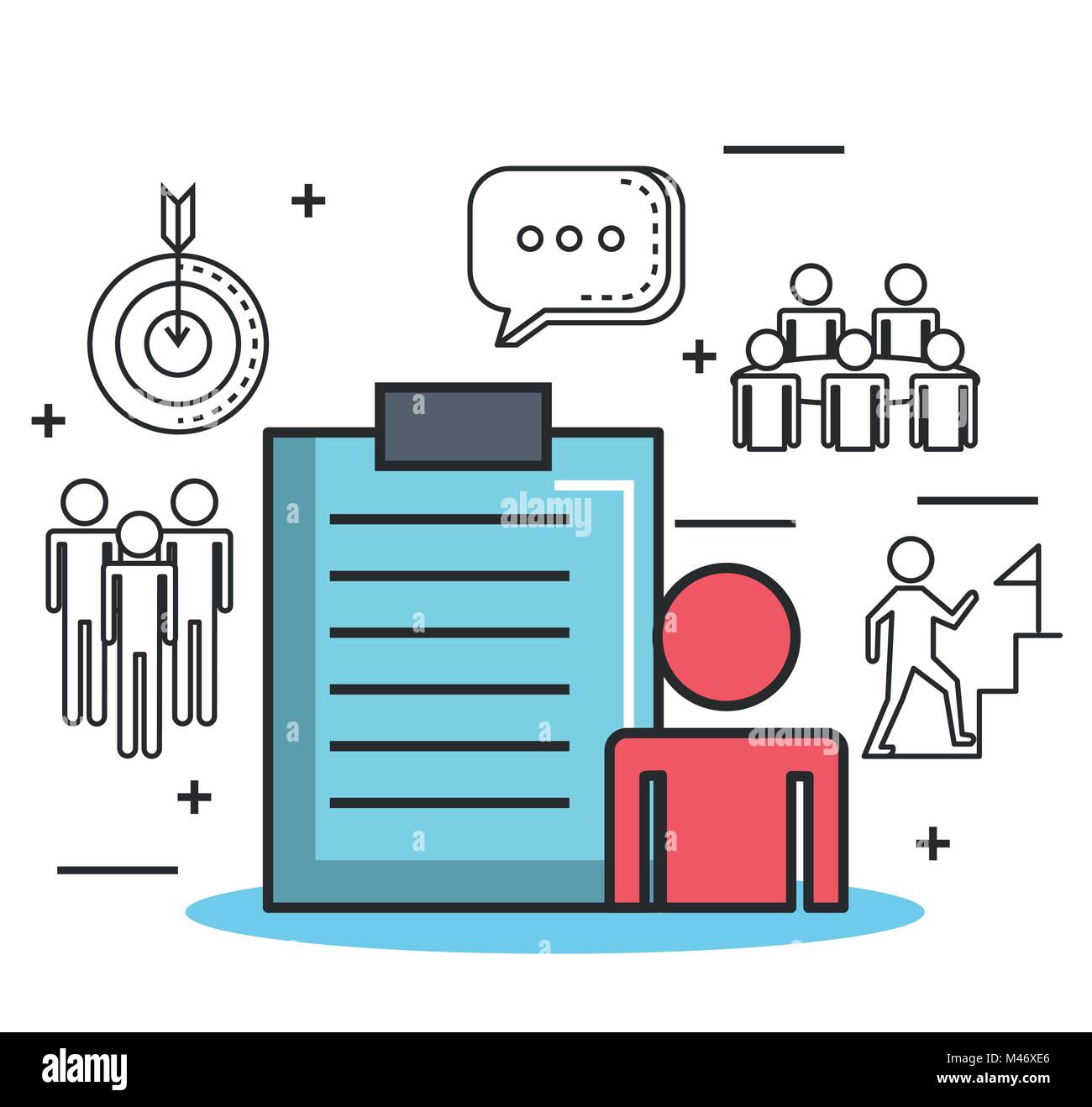 engage business set icons vector illustration design Stock Vector Image ...