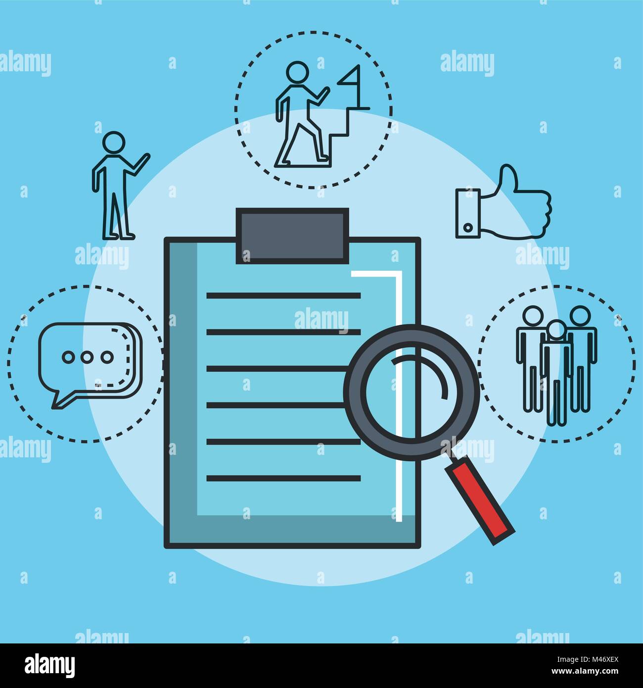 engage business set icons vector illustration design Stock Vector Image ...