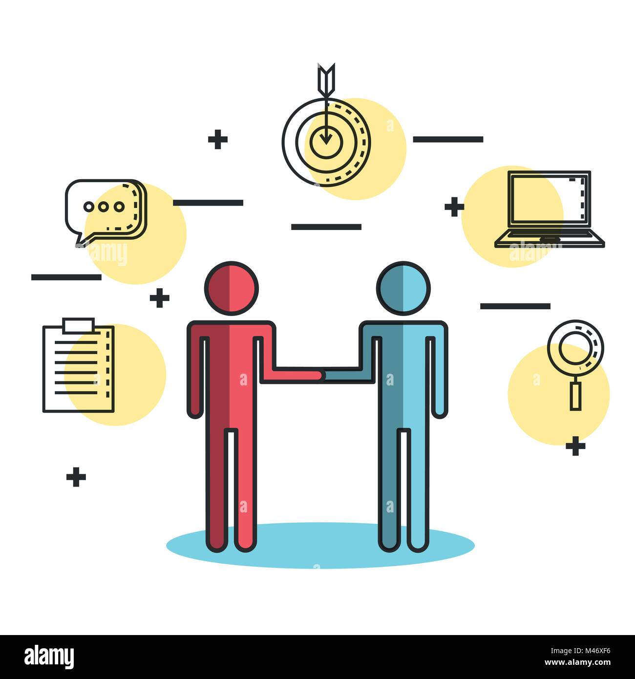 engage business set icons vector illustration design Stock Vector Image ...