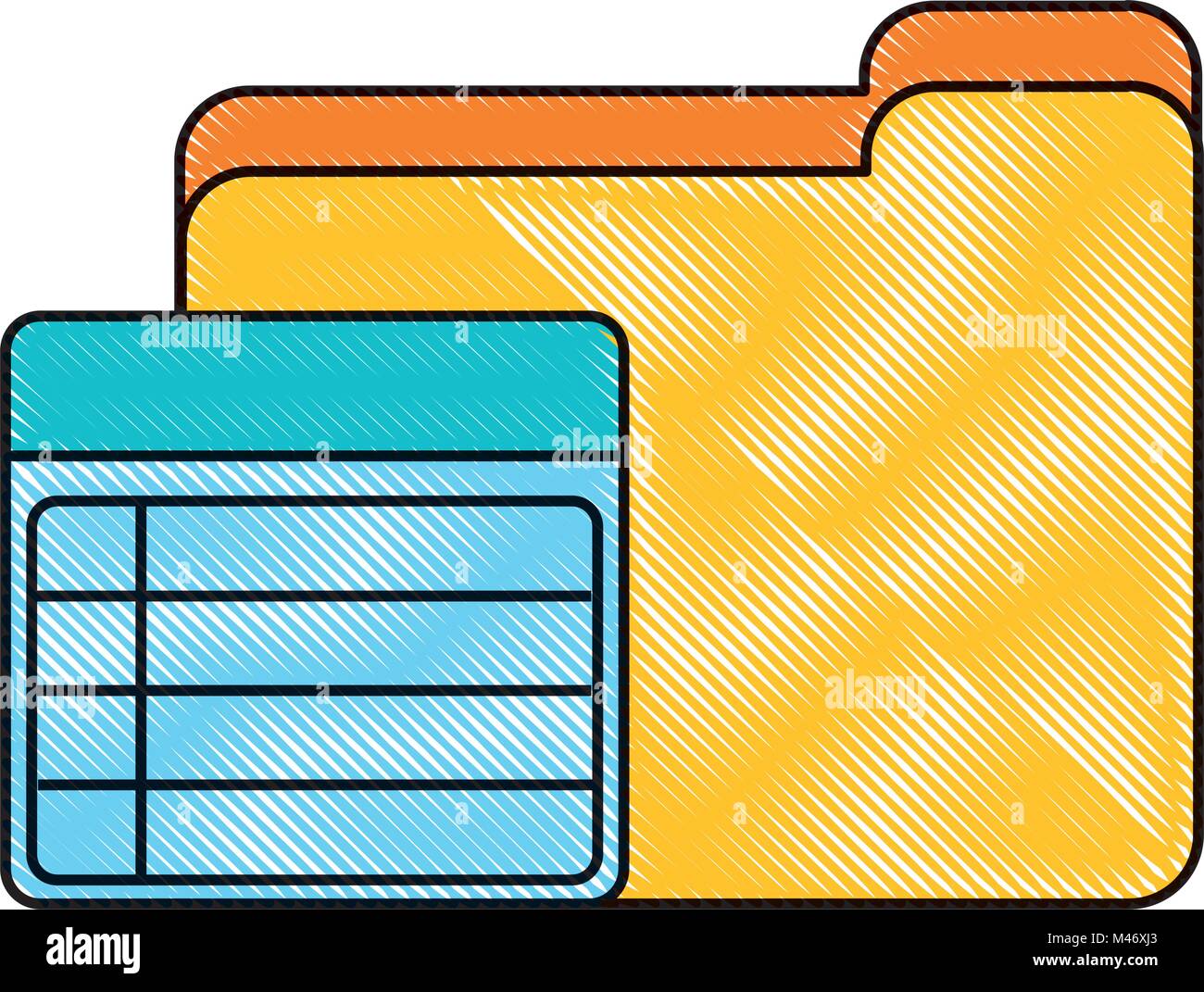 folder vector illustration Stock Vector Image & Art - Alamy