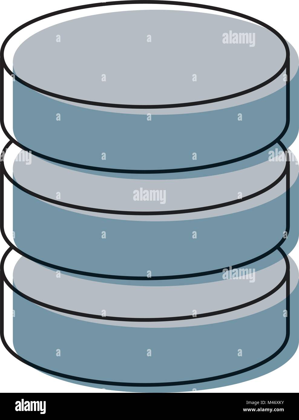 Cylindrical tower Stock Vector Images - Alamy