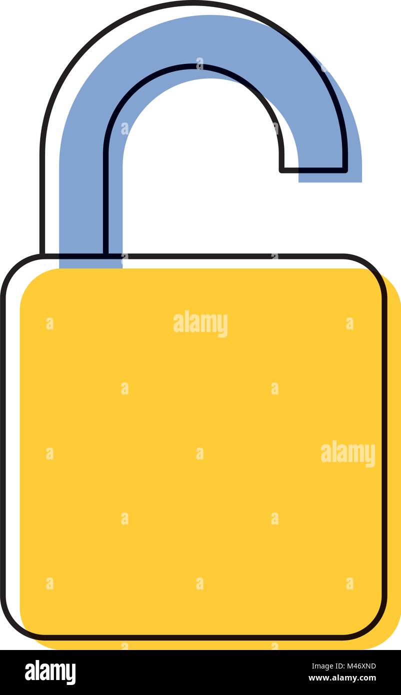 padlock vector illustration Stock Vector Image & Art - Alamy