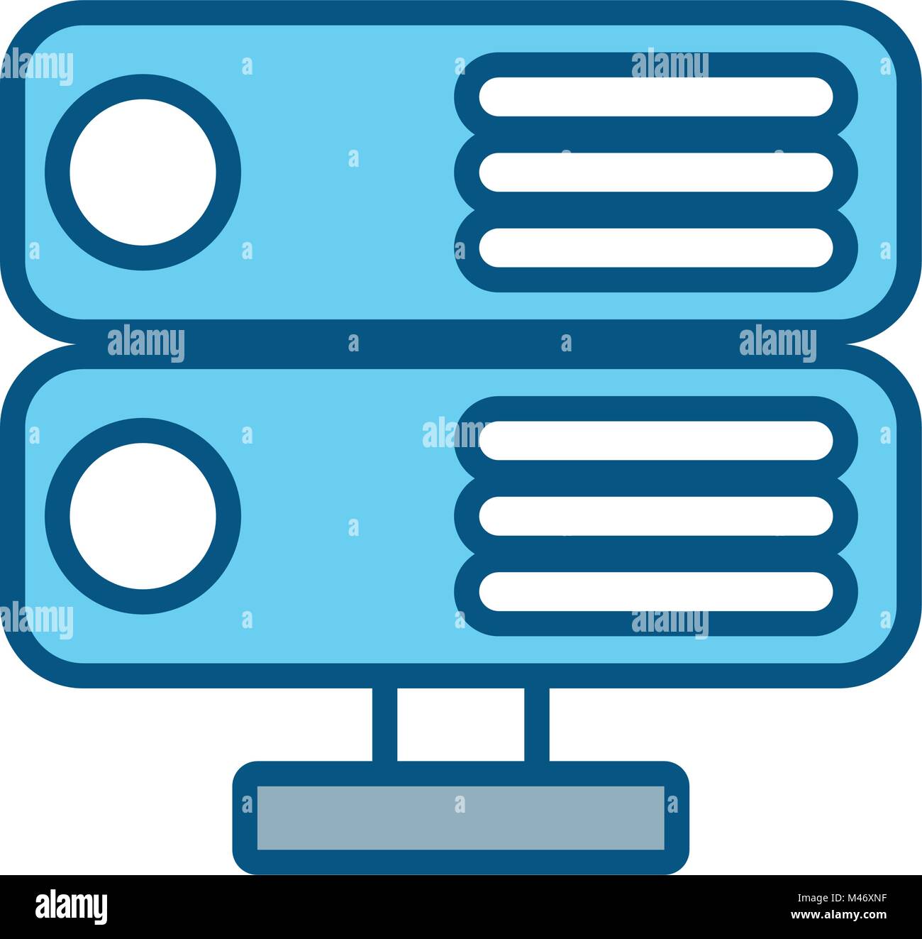 server vector illustration Stock Vector Image & Art - Alamy