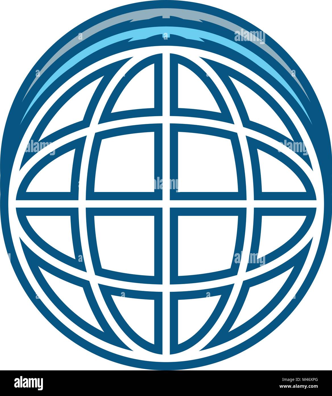 globe vector illustration Stock Vector Image & Art - Alamy