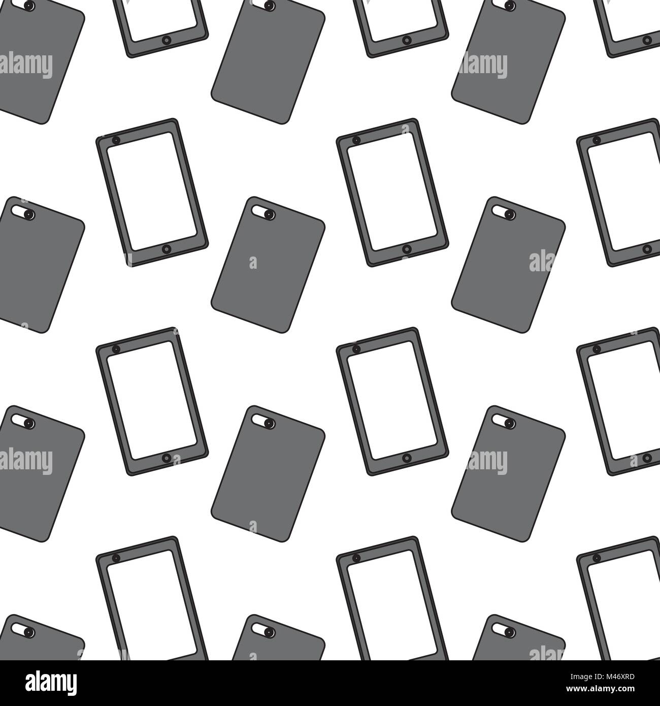 smartphone device digital screen and back view background vector ...