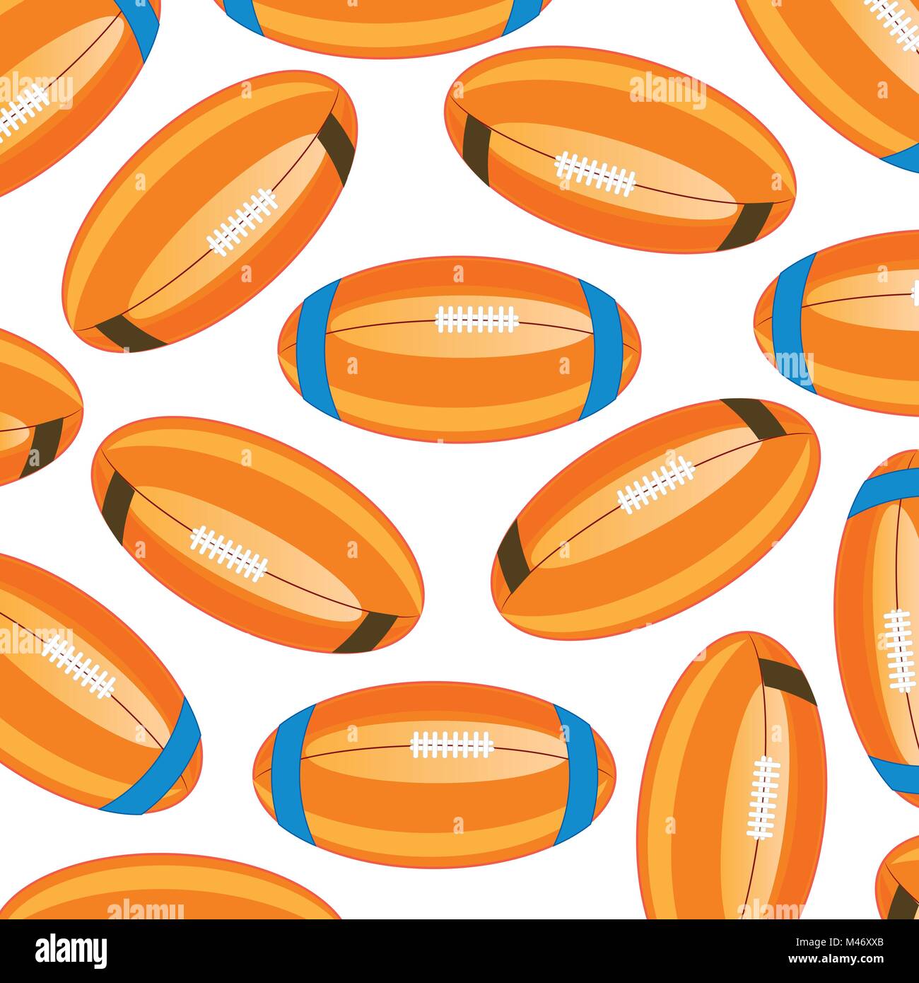 Ball american football pattern Stock Vector Image & Art - Alamy