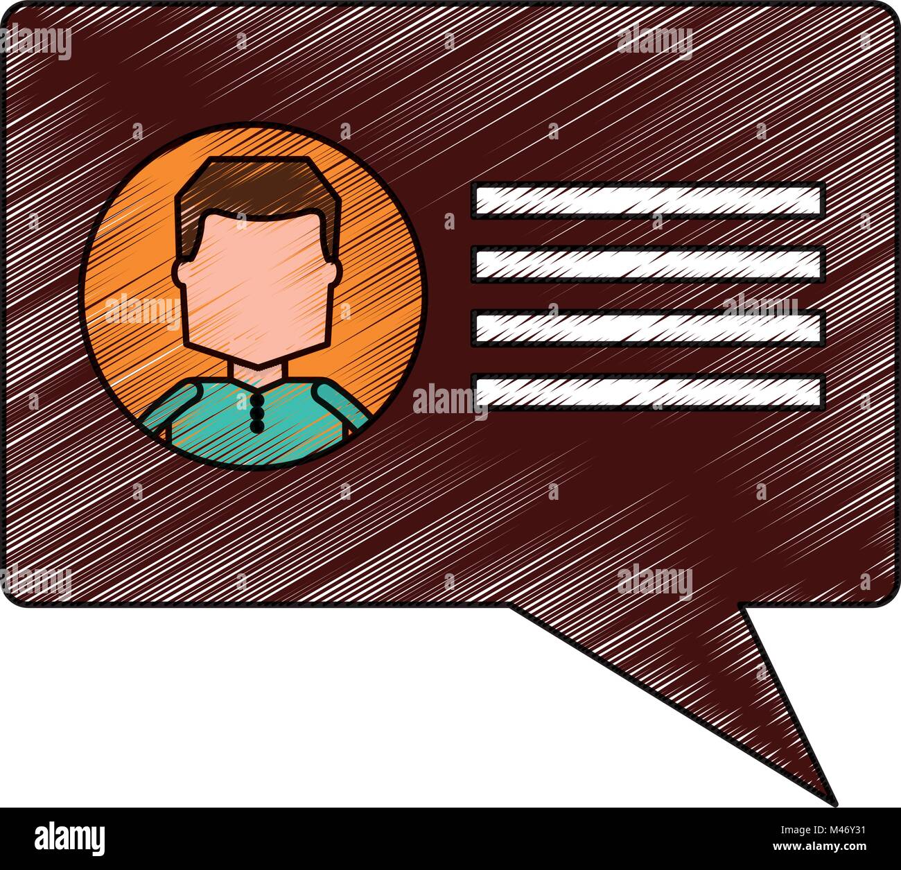speech bubble message chat social media vector illustration drawing ...