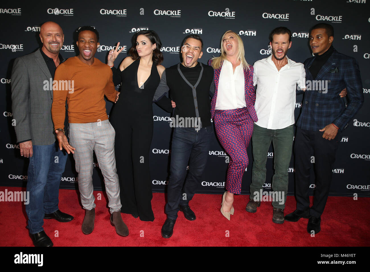 Photo Opp with the cast of Crackle’s new drama series “The Oath” At The ...