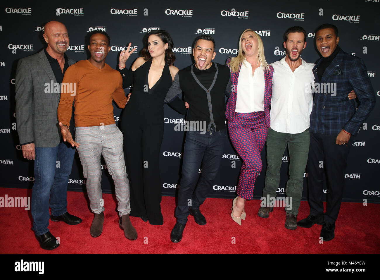 Photo Opp with the cast of Crackle’s new drama series “The Oath” At The ...