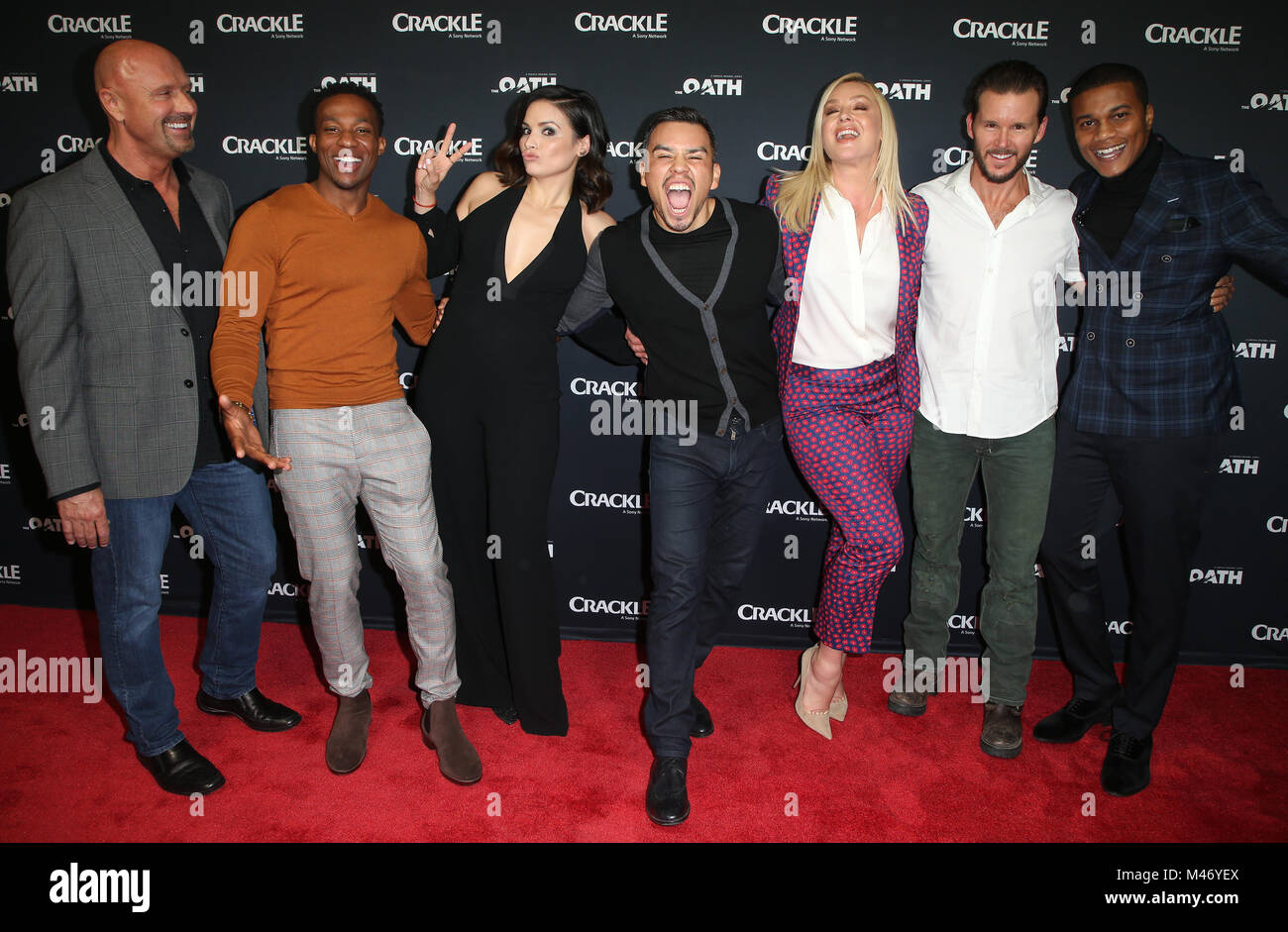 Photo Opp with the cast of Crackle’s new drama series “The Oath” At The ...