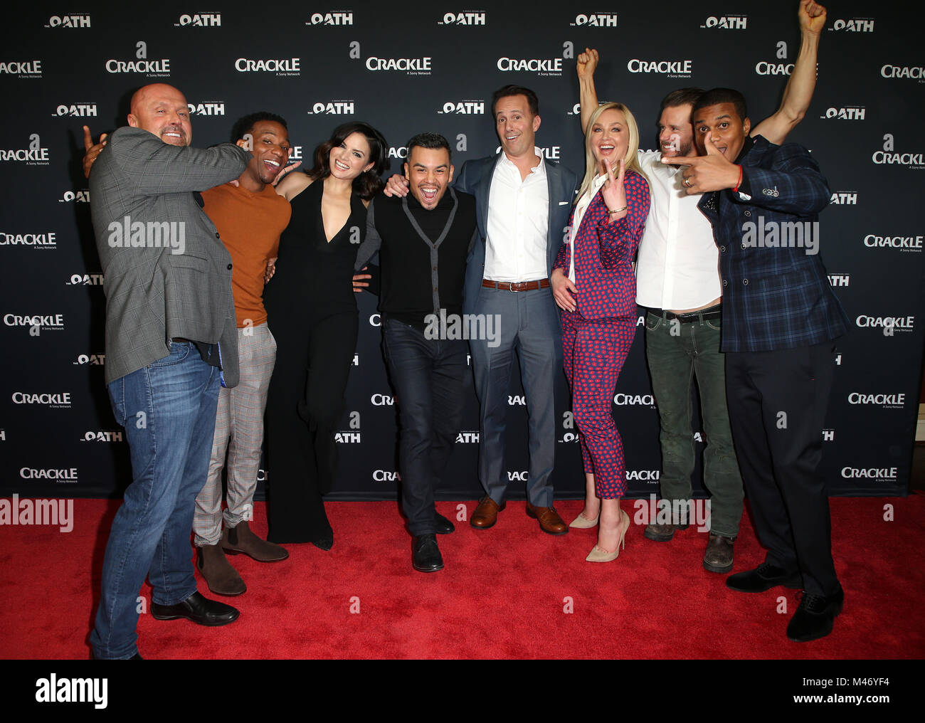 Photo Opp with the cast of Crackle’s new drama series “The Oath” At The ...