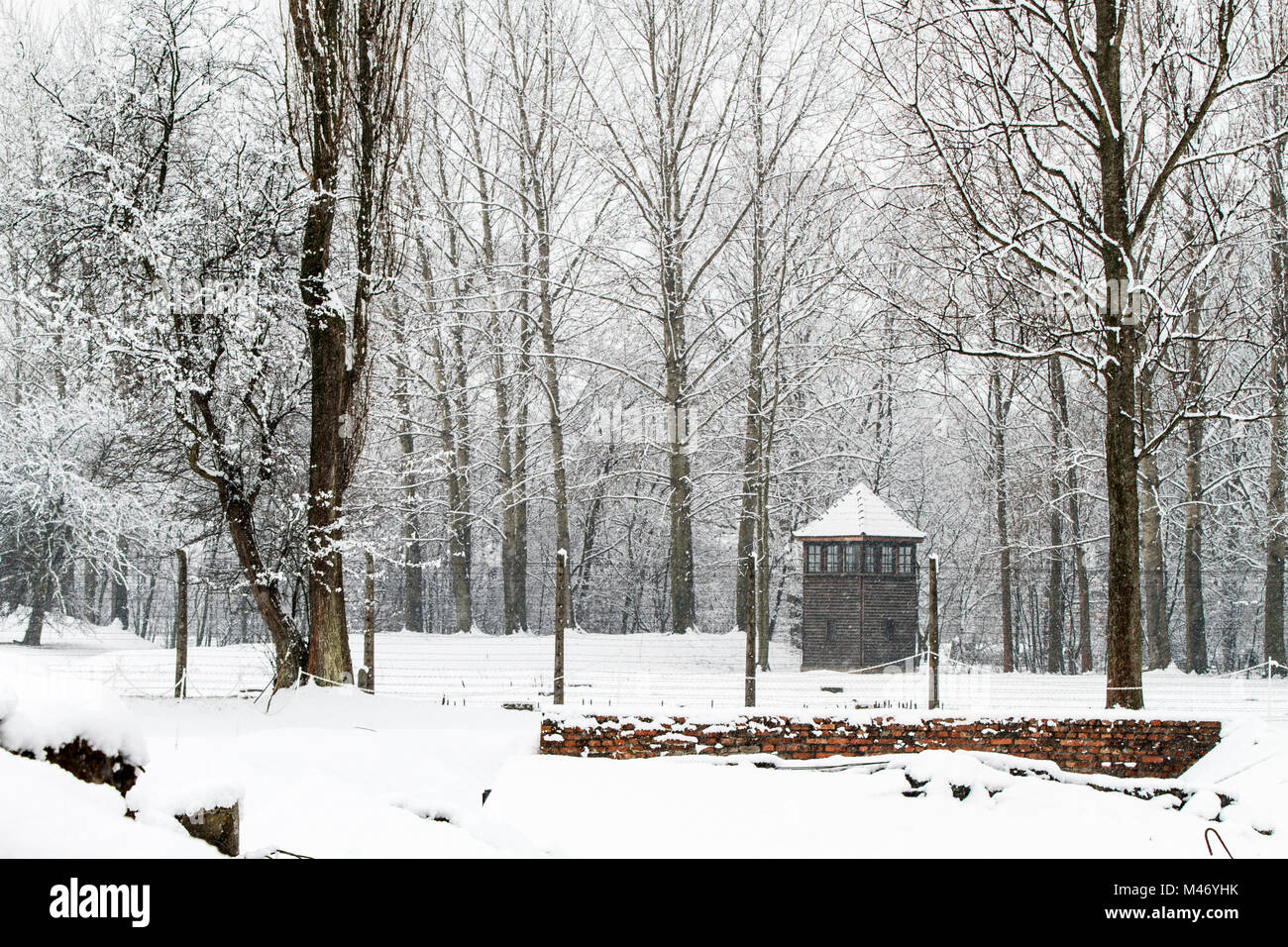 Auschwitz winter hi-res stock photography and images - Alamy