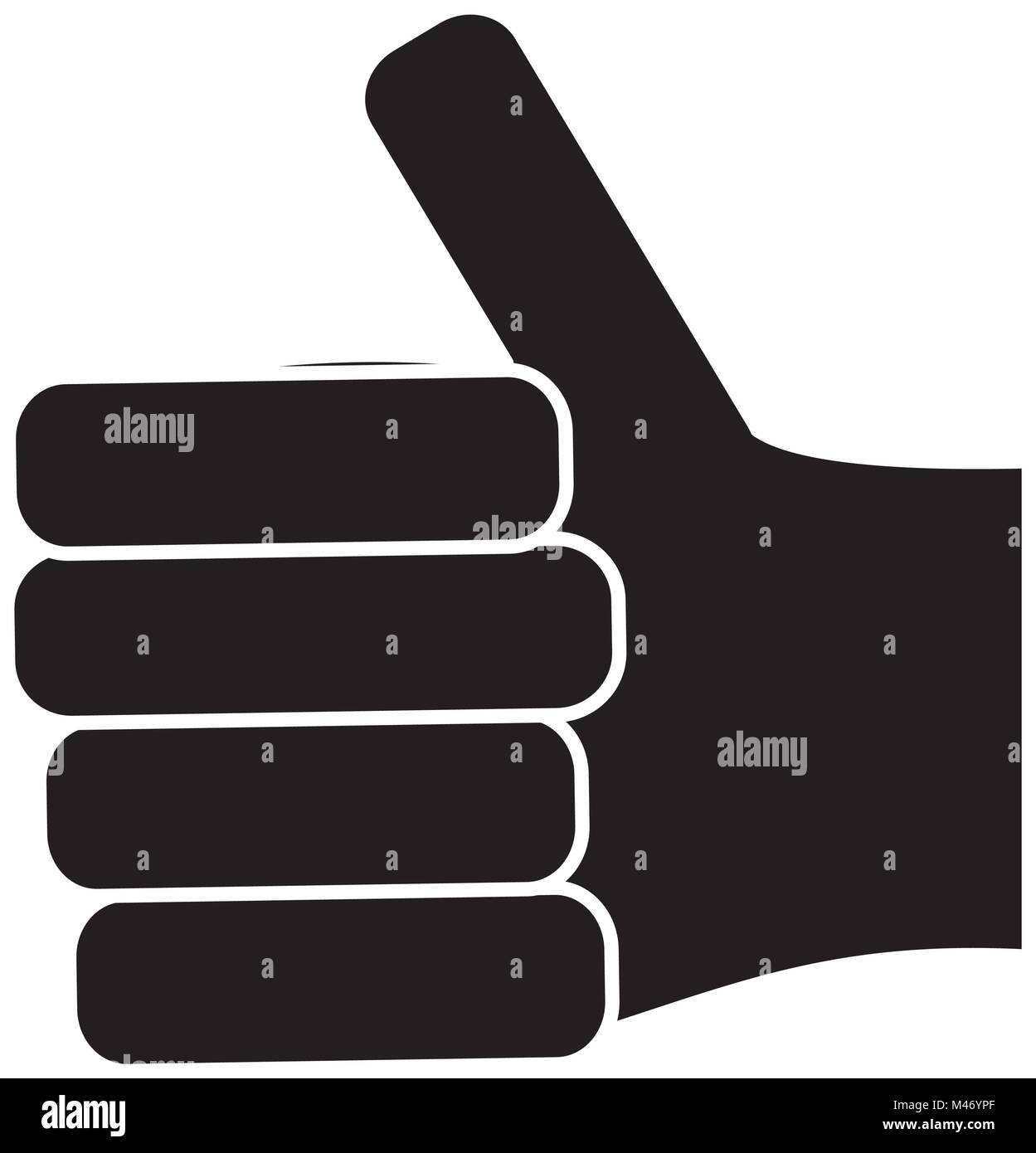 Man making ok sign hand Stock Vector Images - Alamy