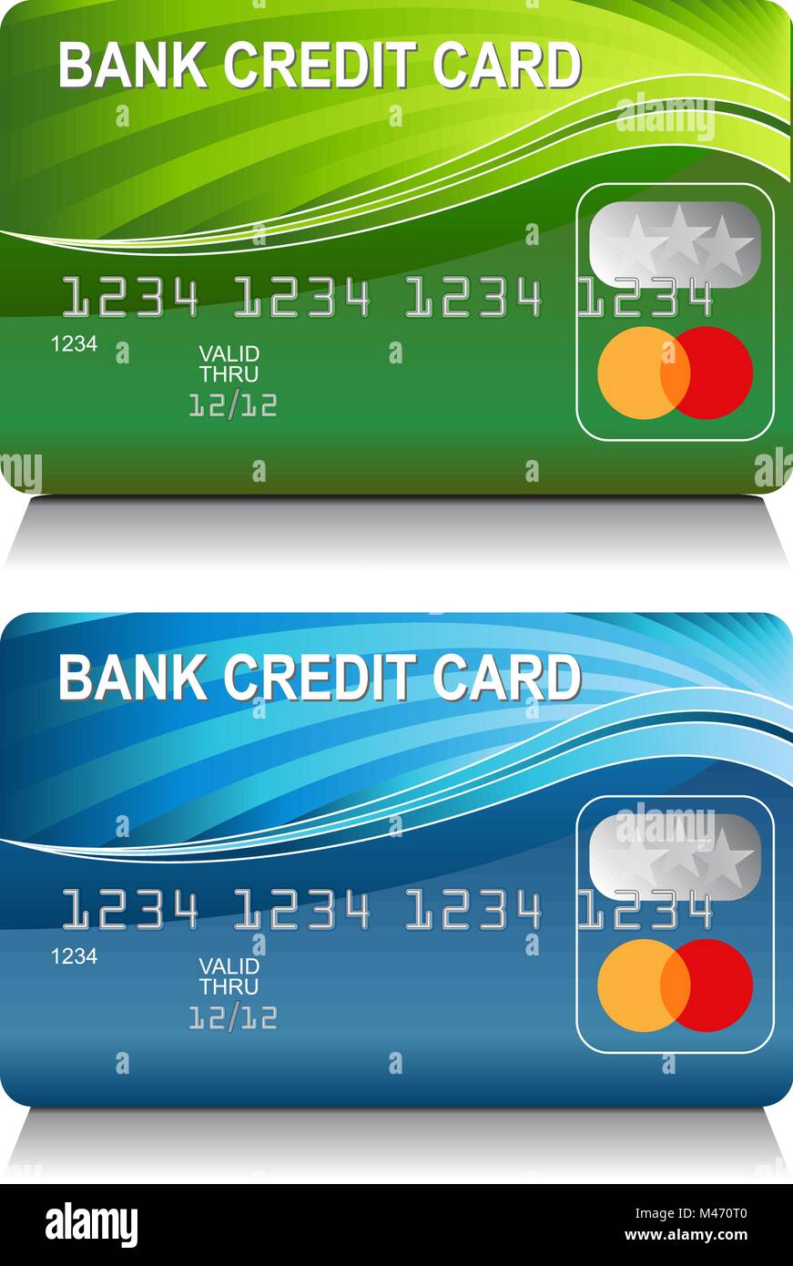 Bank card vector vectors hi-res stock photography and images - Alamy