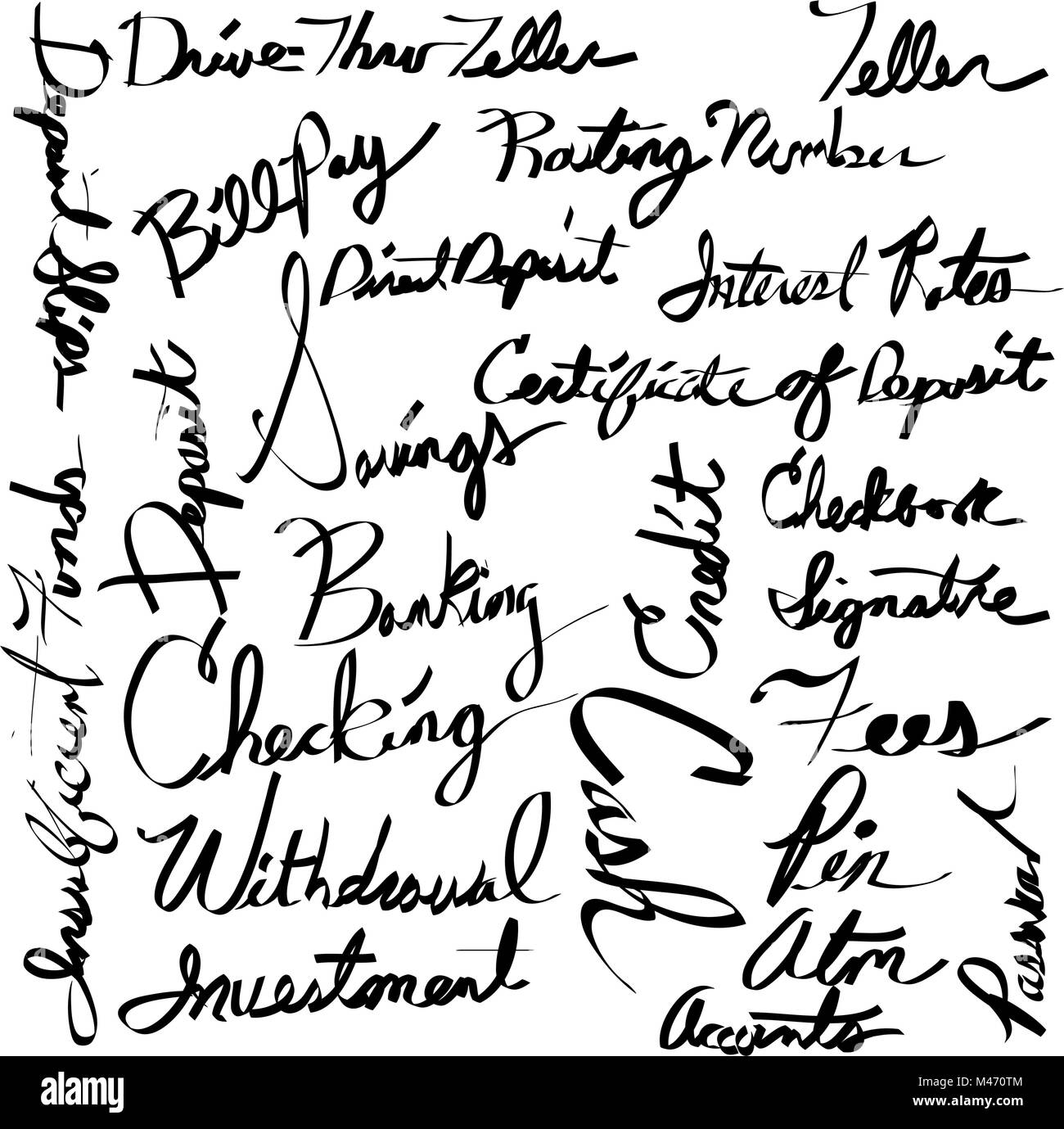 Bank teller Black and White Stock Photos & Images - Alamy