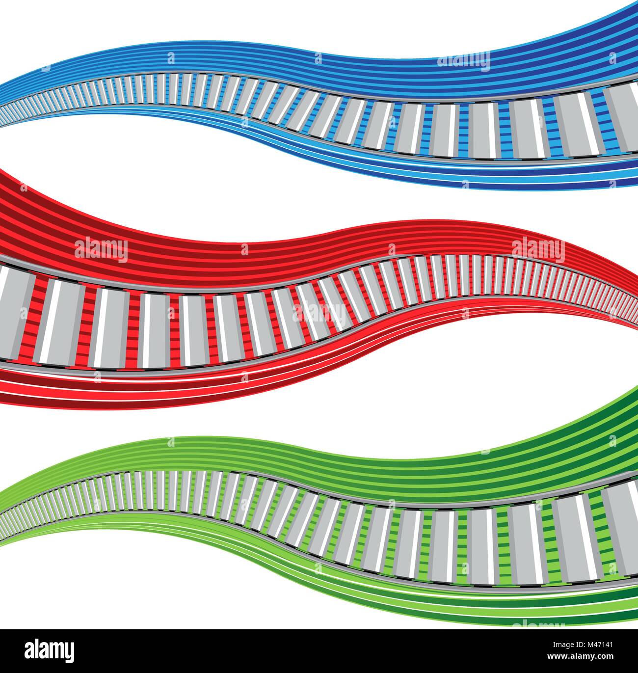 Blue conveyor Stock Vector Images - Alamy