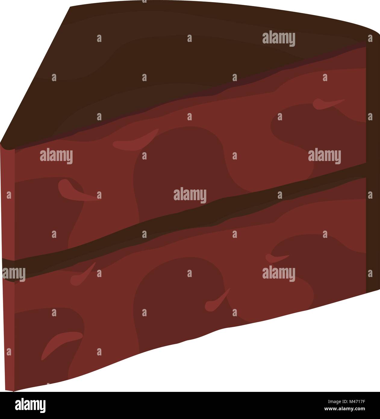 Piece sweet baked cake Stock Vector Images - Alamy