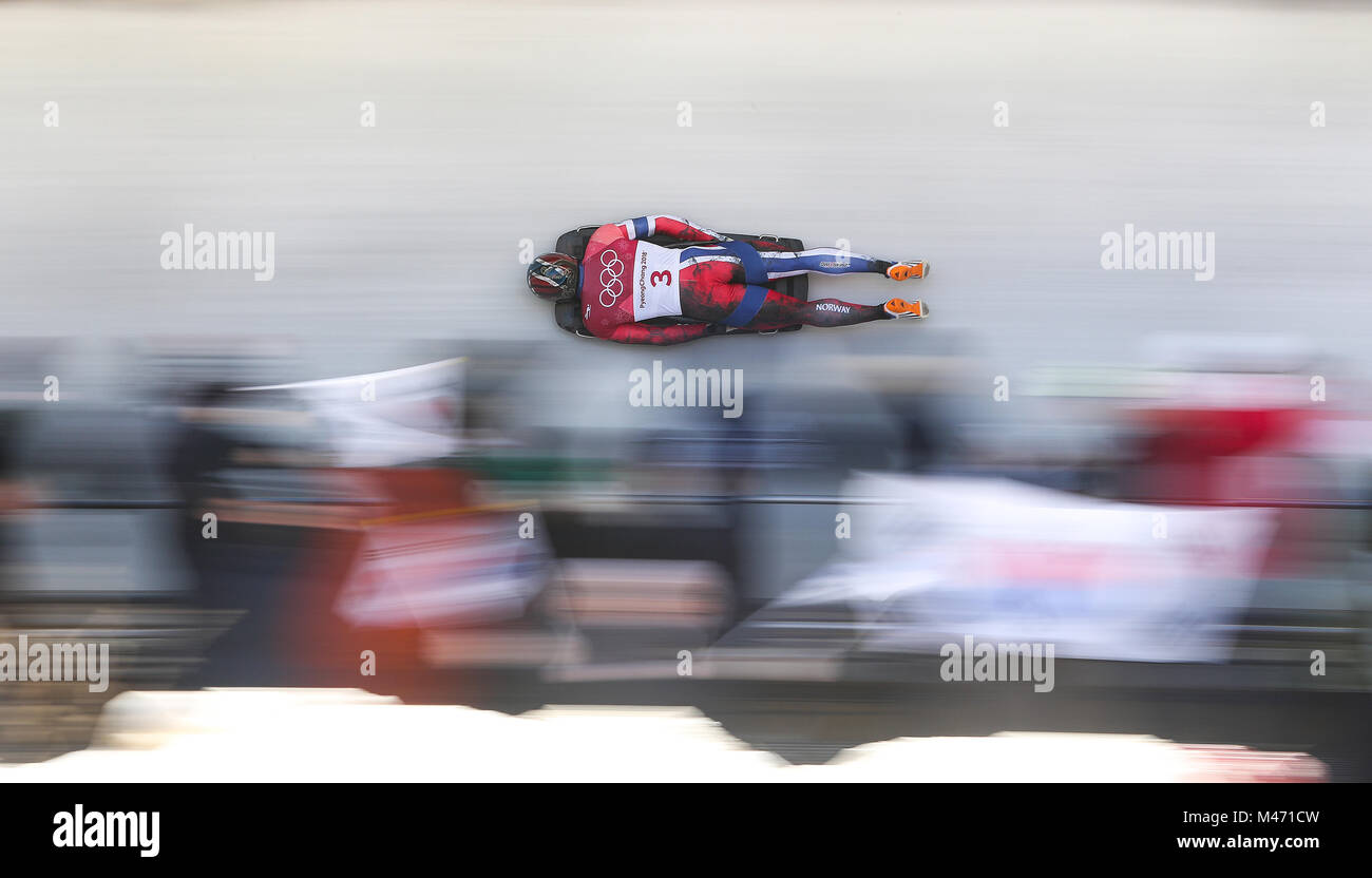 Norway's Alexander Henning Hanssen during day six of the PyeongChang ...
