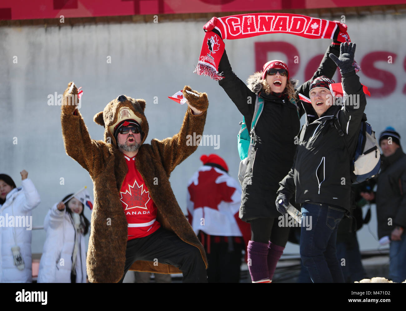 Canadian olympic fans hi-res stock photography and images - Alamy