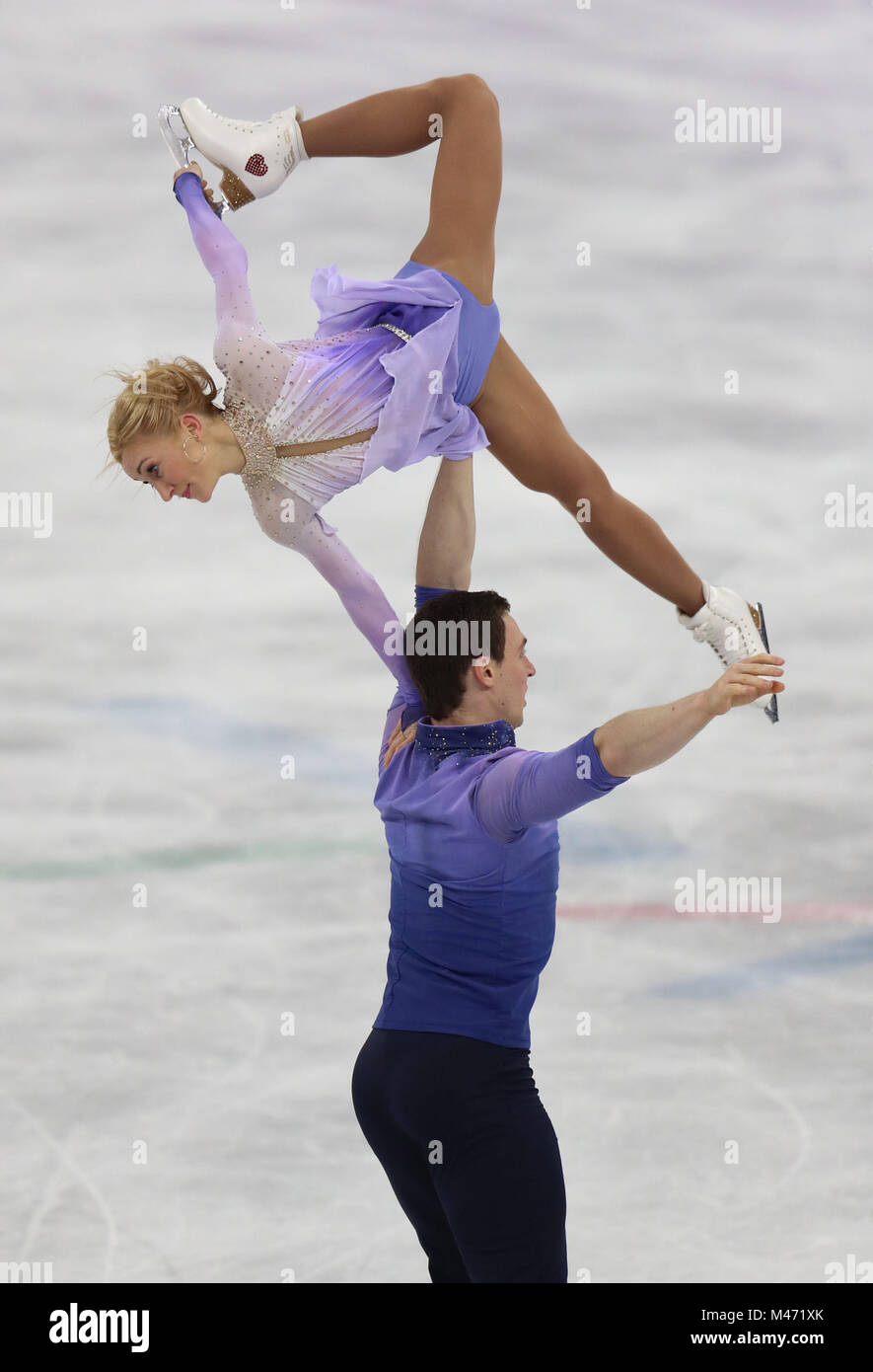 Germany's Bruno Massot and Aljona Savchenko on their way to winning the ...