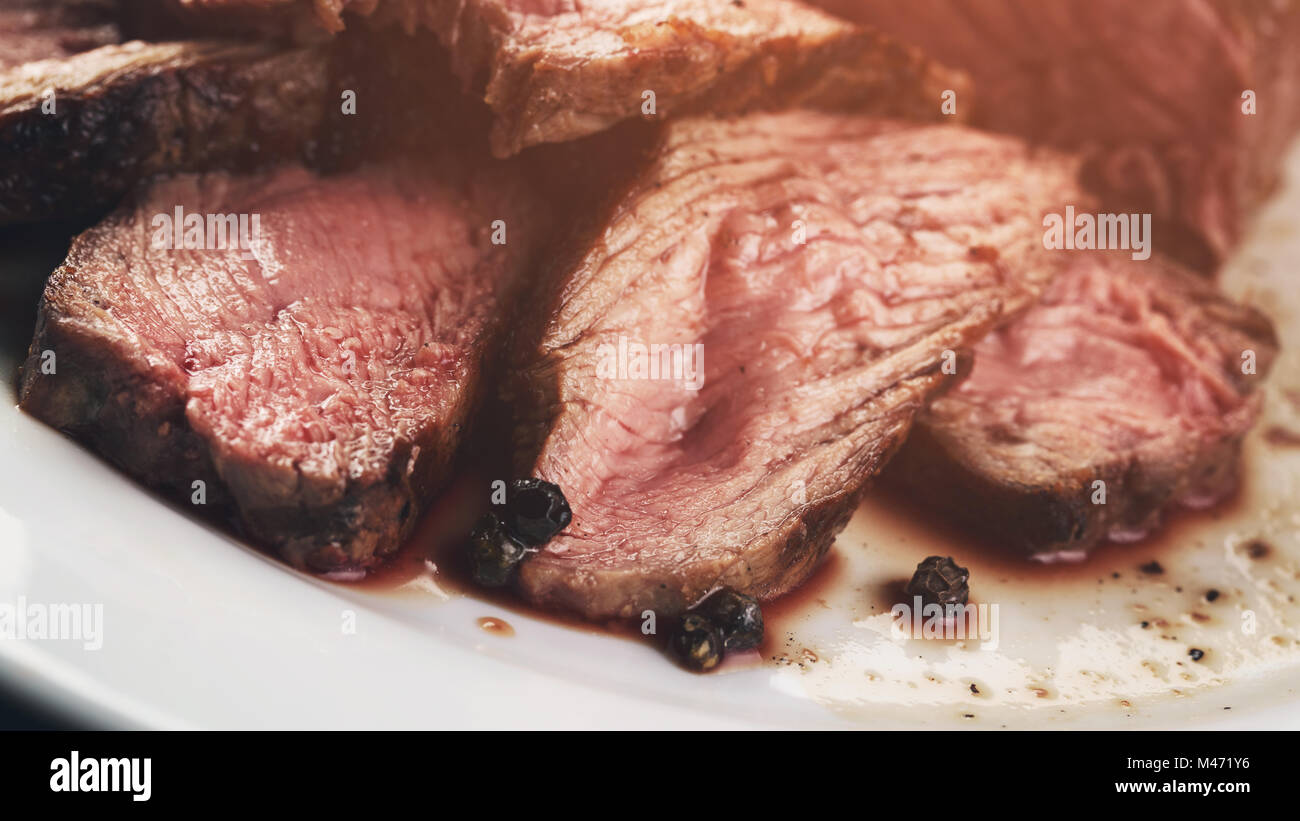 Beef roast dinner plate hi-res stock photography and images - Alamy