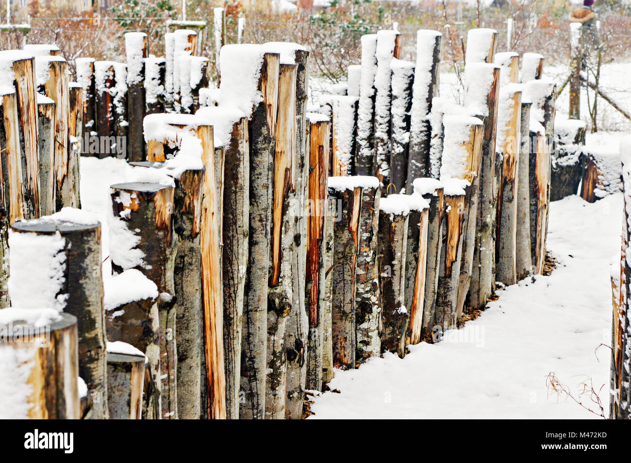 Fallen fence panel hi-res stock photography and images - Alamy
