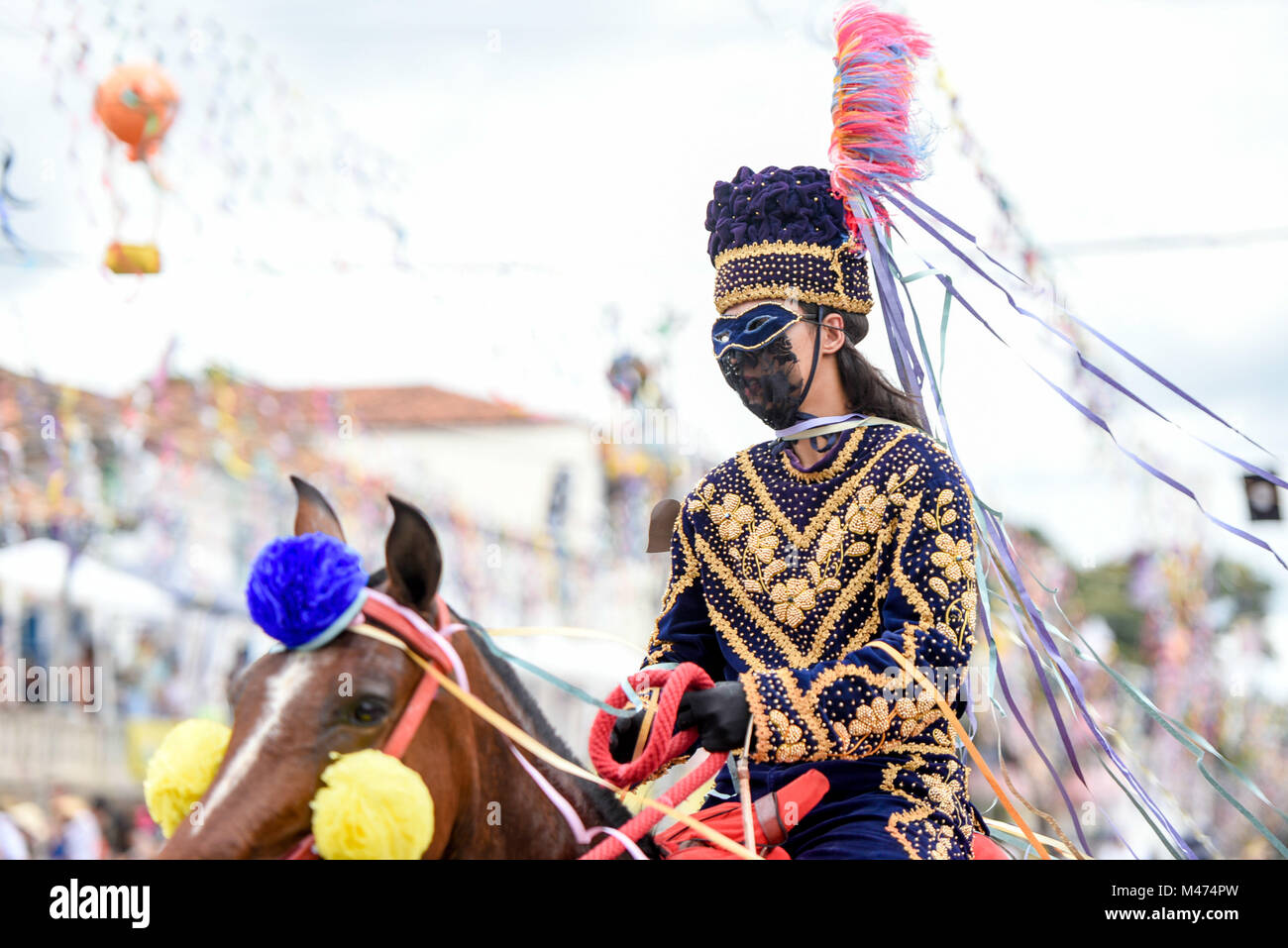 Bonfim, Brazil. 13th Feb, 2018. Riders and Amazons during the ...