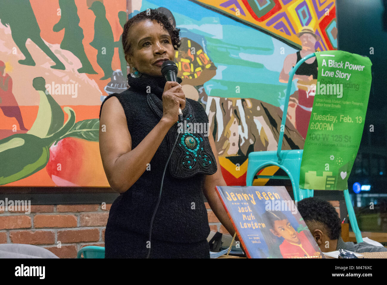 New York, USA. 13th February, 2018. Ms. Smalls performs characters and ...
