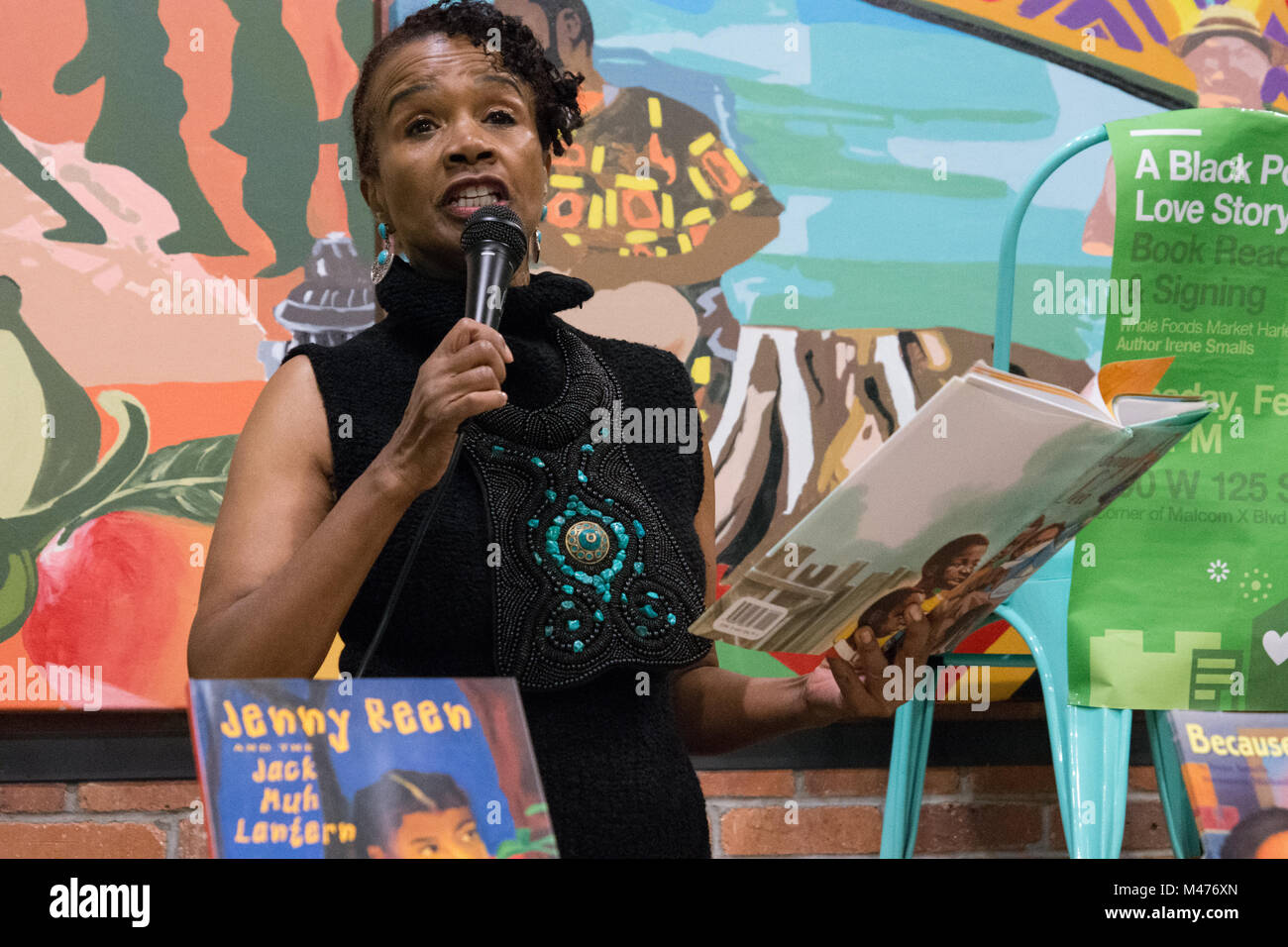 New York, USA. 13th February, 2018. Ms. Smalls performs characters and ...