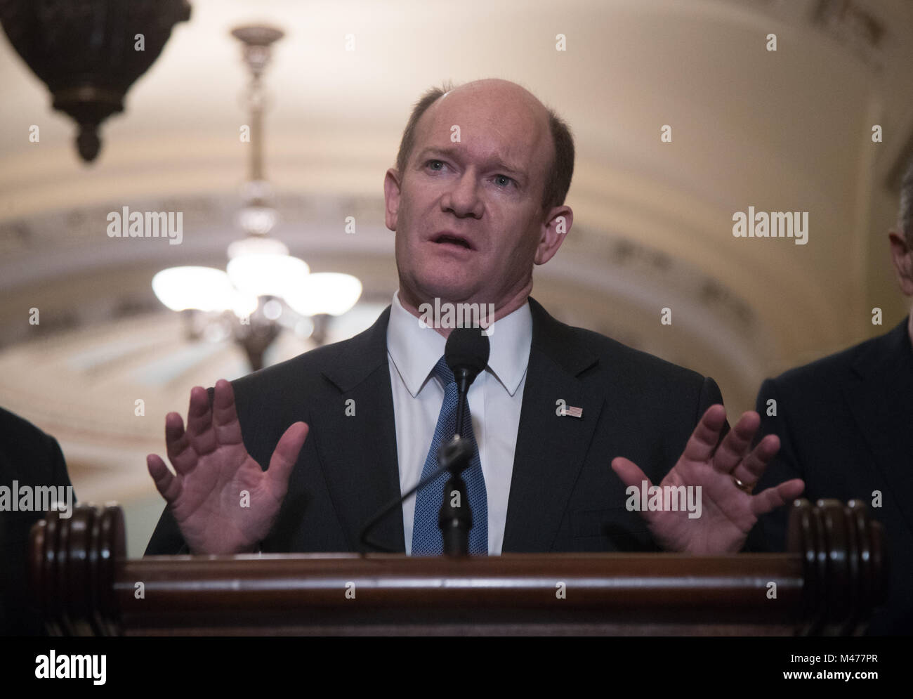 Washington, United States Of America. 13th Feb, 2018. Senator Chris ...