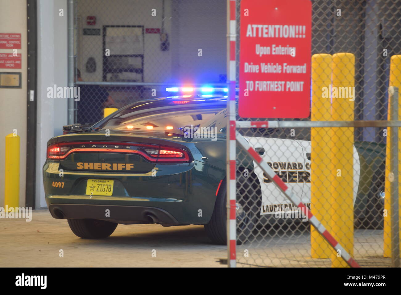 Fort Lauderdale, FL, USA. 14th Feb, 2018. Photograph of the BSO Jail ...
