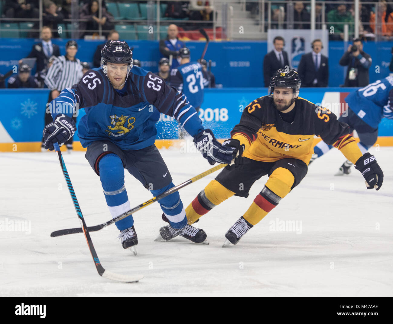 Gangneung, South Korea. 14th Feb, 2018. JONAS ENLUND (25) of Finland ...