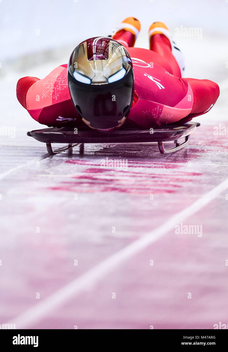 Pyeongchang, South Korea. 15th Feb, 2018. South Korea's Yun Sungbin ...