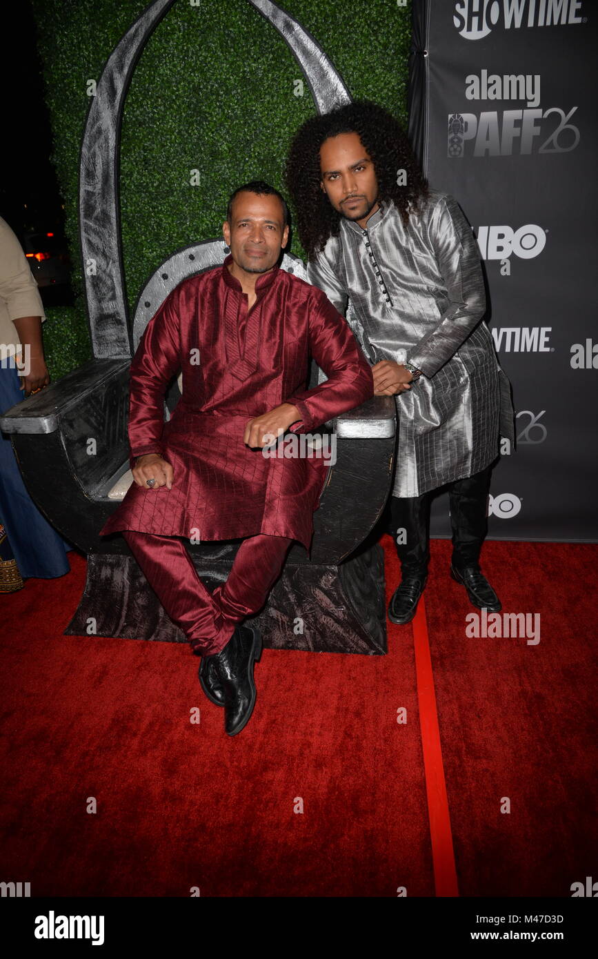 Los Angeles, Ca, USA. 14th Feb, 2018. Mario Van Peebles, Marley Van ...
