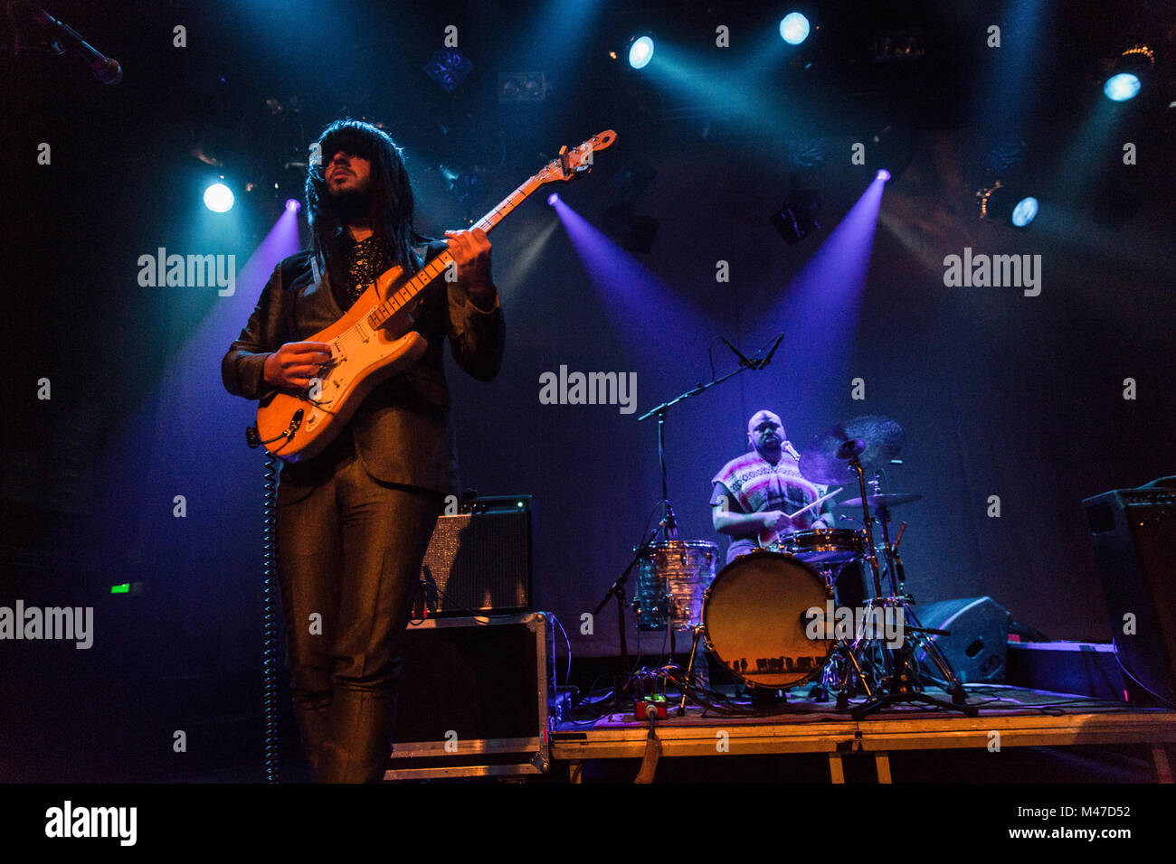 Denmark, Copenhagen - February 13, 2018. The American funk trio ...