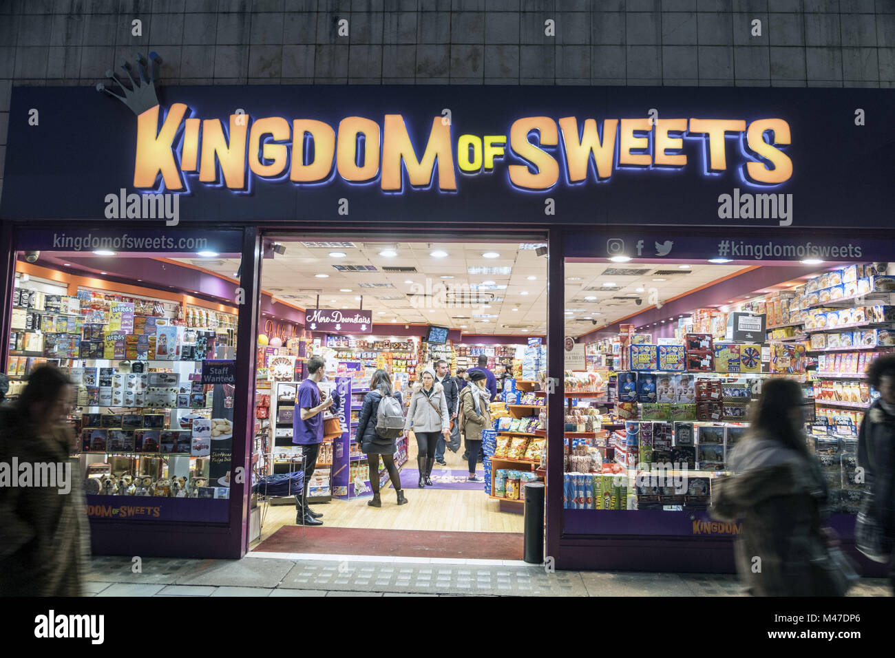 Oxford street candy store hi-res stock photography and images - Alamy