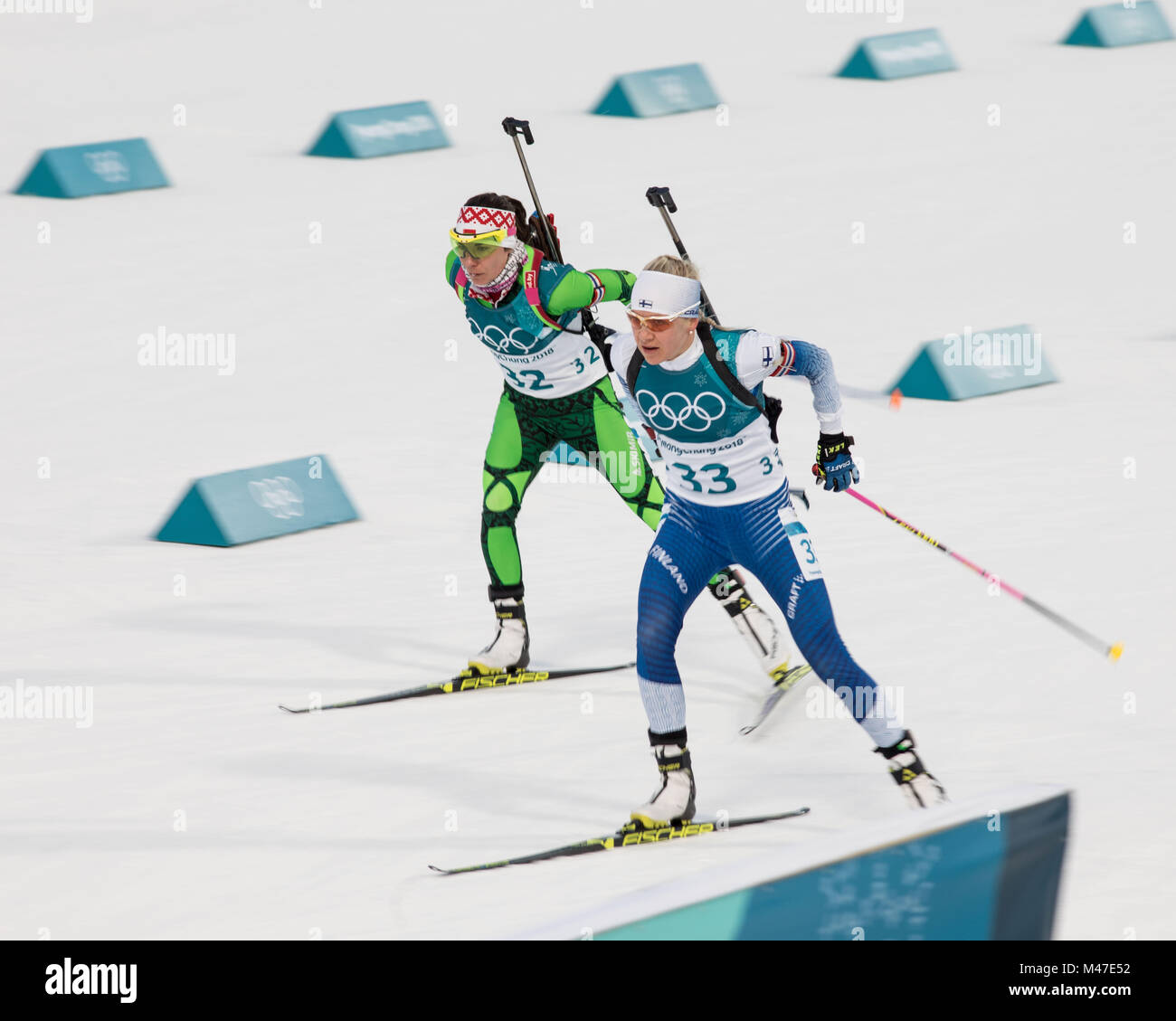 PyeongChang, South Korea. 15th Feb, 2018. KAISA MAKARAINEN of Finland ...