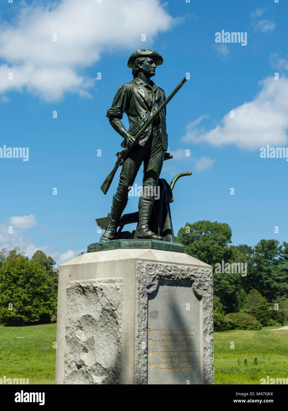 Minute Man Statute, Minute Man National Historic Site, Concord ...